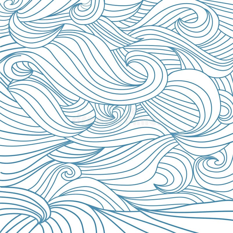Pattern Design Wavy Textured Background, Clipart Illustration Stock ...