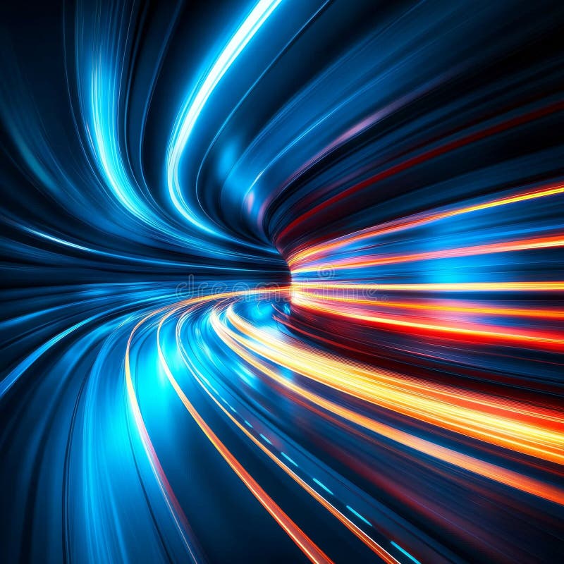 This Digital Art Piece Appears To Be Based on Blurred Motion Stock ...