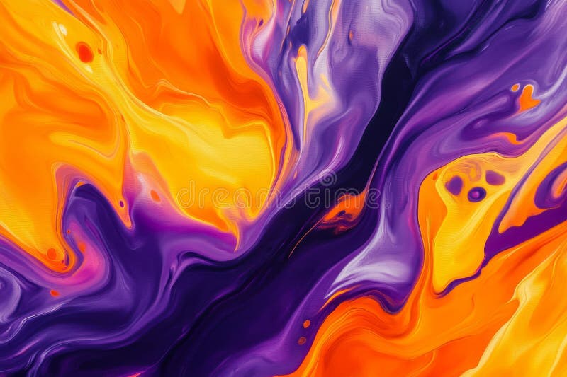 Digital Art Piece Depicting Abstract Liquid Gradients Stock ...