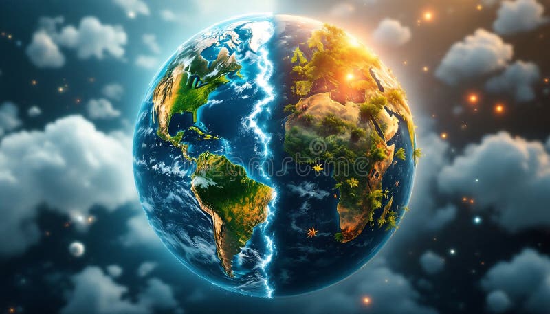 A Divided Earth: a Stunning Visual Depiction of Climate Change and ...