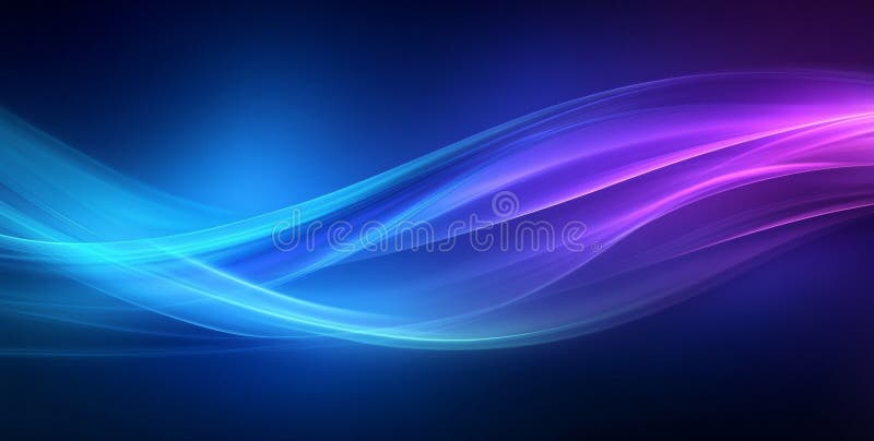 Digital Art Piece Energy Flow Blue Purple Stock Image - Image of blue ...