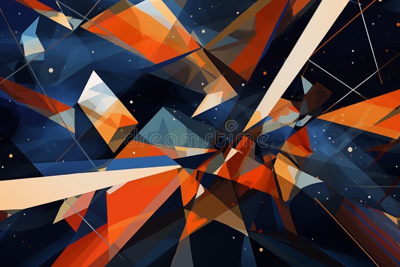 Abstract Cosmic Geometry stock photo. Image of harmony - 305596182