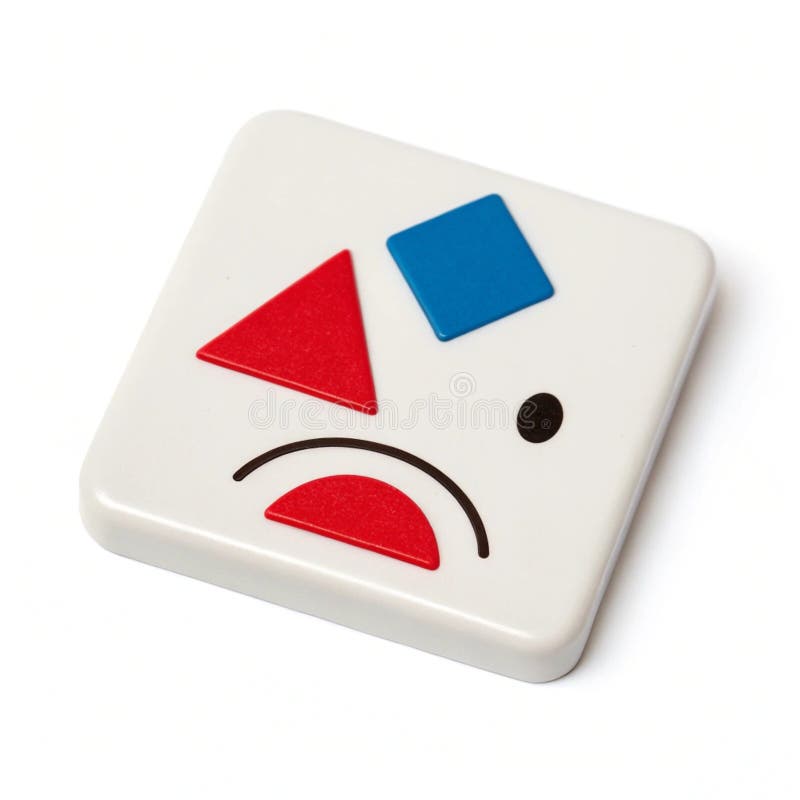 Digital art of a sad face stock illustration. Illustration of ...