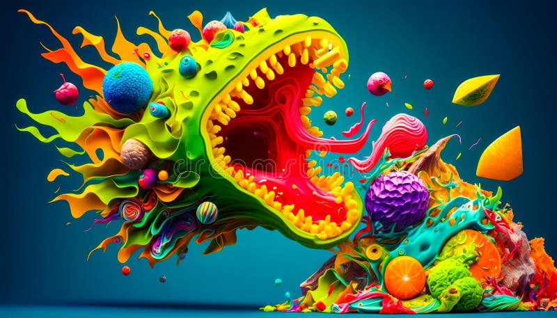 Digital Art Selected for the. Generative AI Stock Illustration ...