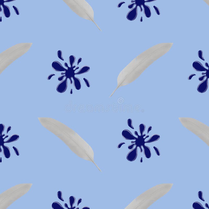 Blue Blot Shaped Aggressive Malignant Bacteria Monster With Sharp Teeth ...