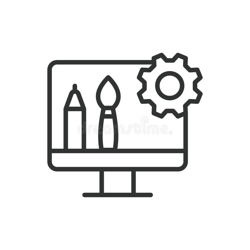 Software Tools Pictogram Software Tools Icon Stock Illustrations