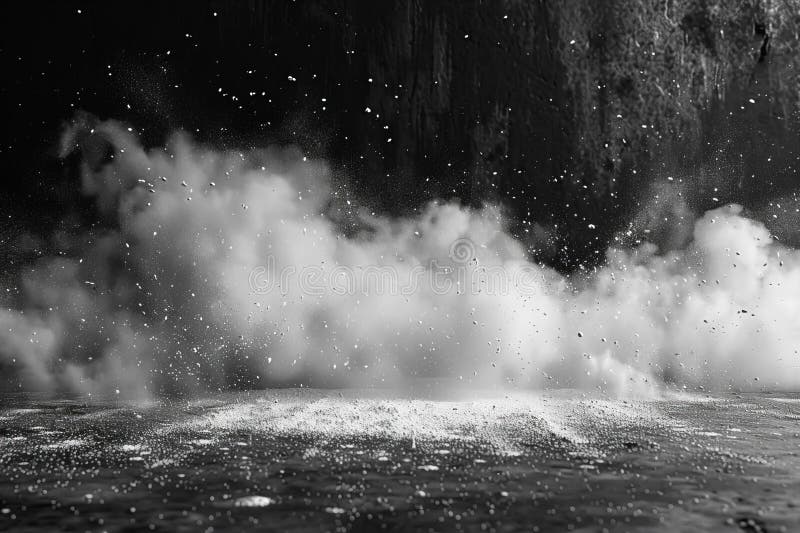 Digital Artwork of Abstract Grainy White Background with Small Particle ...