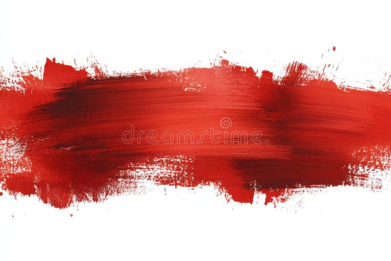 Bold Red Abstract Artwork with Textured Brushstrokes, Raw Energy, and ...