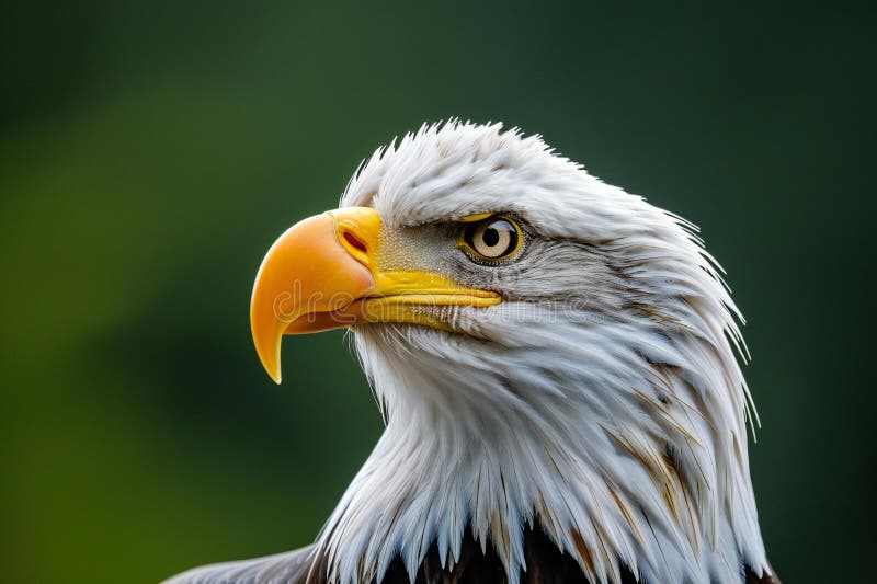 Digital Artwork of Close Up Image of a Bald Eagle, High Quality, High ...