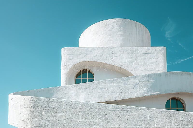 Digital Artwork of Close Up of White Concrete Structure, High Quality ...