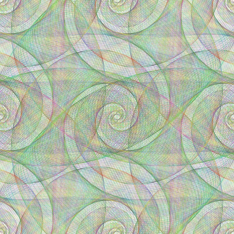 Colorful Wire Spiral Pattern Stock Vector - Illustration of psychedelic ...
