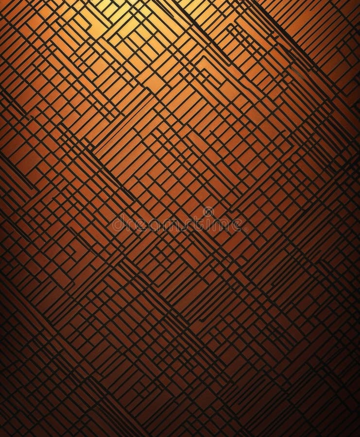 Brown Background with Pattern Squares Stock Illustration - Illustration ...