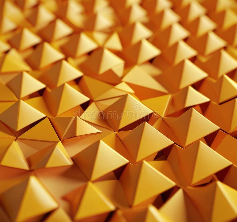 Pile gold pyramids stock illustration. Illustration of design - 330514395