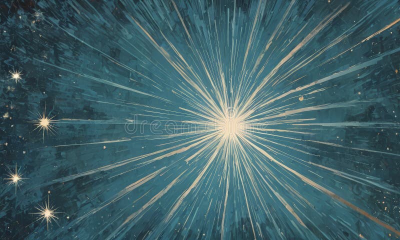 Star burst in the sky stock illustration. Illustration of astronomical ...