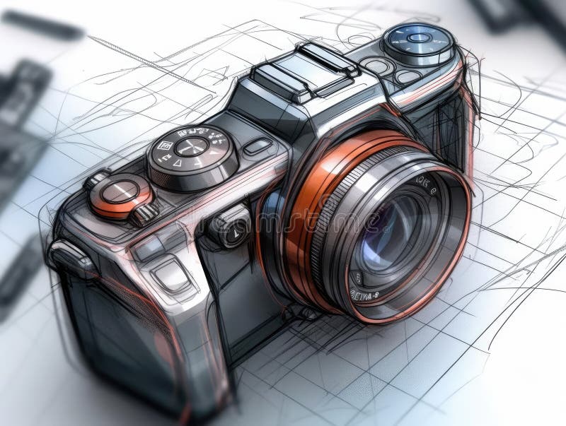 Creative Professional Sketching Futuristic Mobile App Camera Designs ...