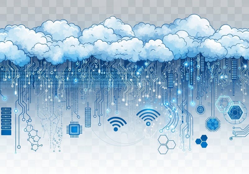 Cloud Digital Technology Artwork Stock Illustrations – 8,337 Cloud Digital Technology Artwork ...