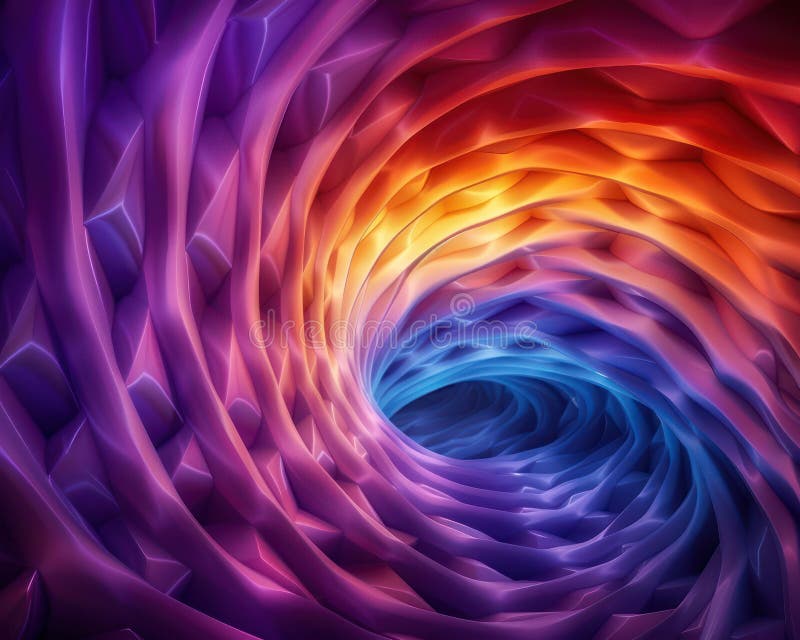 Abstract Luminous Architecture a Swirling Vortex of Bright Structure in ...