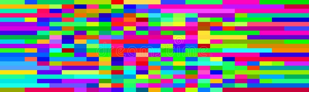 A Vibrant Digital Artwork Made of Colorful Horizontal and Vertical ...