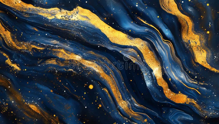 Digital Artwork Featuring Abstract Night Sky Patterns Creates a Cosmic ...