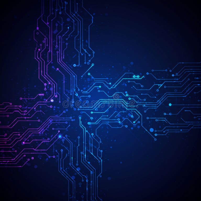 A Digital Artwork Featuring a Complex Network of Interconnected Lines ...