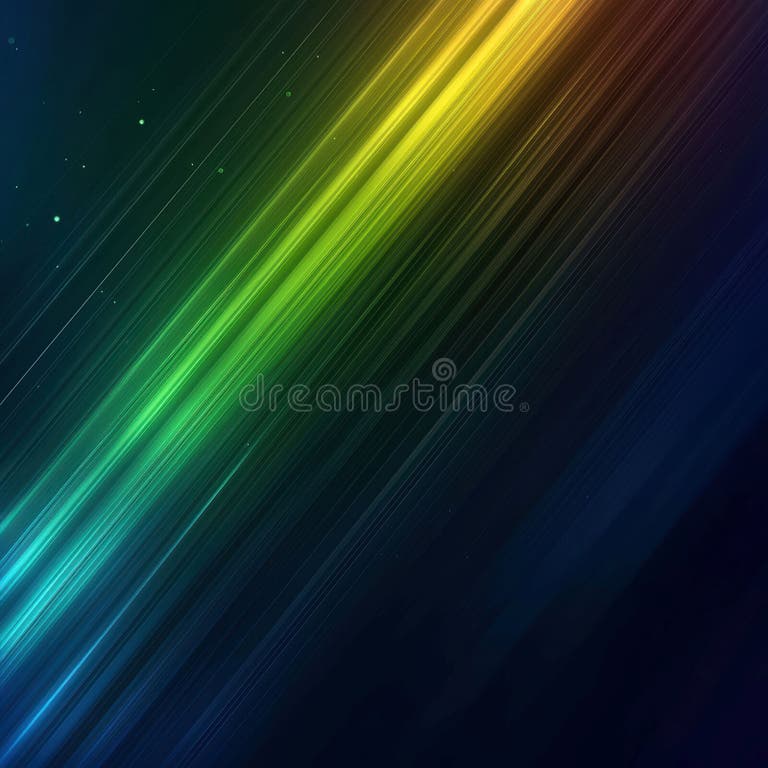 Digital Artwork Featuring Dynamic Light Streaks, Broad Color Spectrum ...