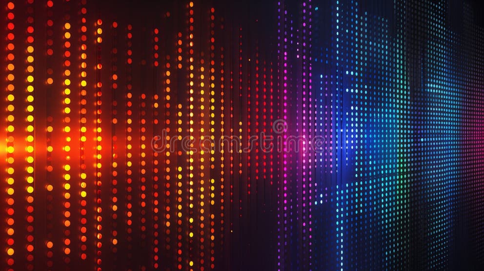 Abstract Gradient Mesh Pattern with Rainbow Colors Stock Photo - Image ...