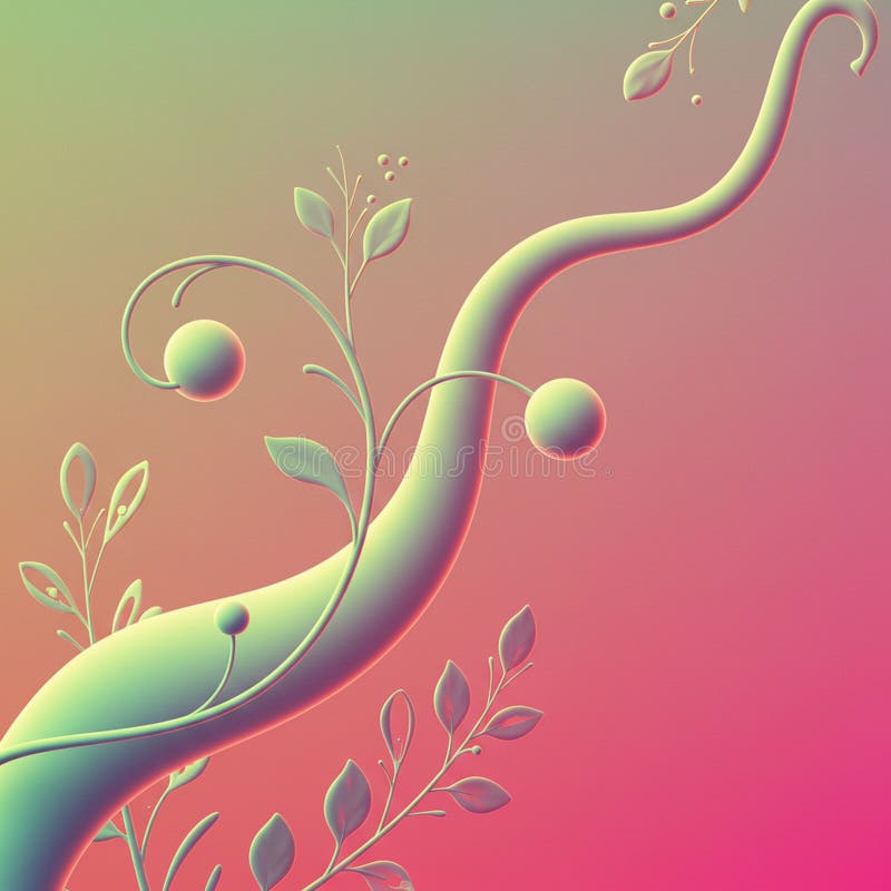 Curving Vine Like Elements Stock Illustrations – 5 Curving Vine Like ...