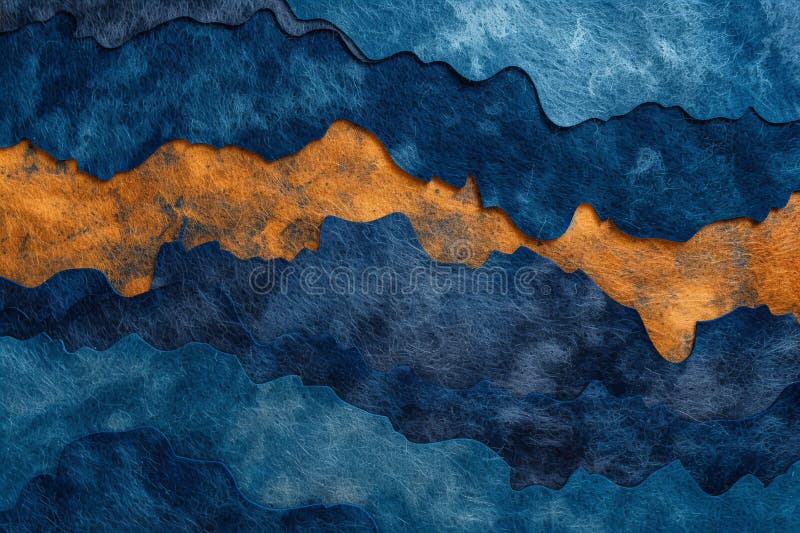 Digital Artwork of Flat Surface of Felt with an Abstract Pattern in ...