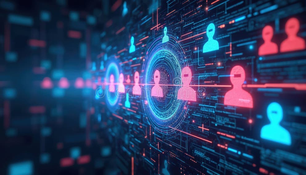 Digital Artwork Generative AI, Machine Learning Concept. Synthetic ...