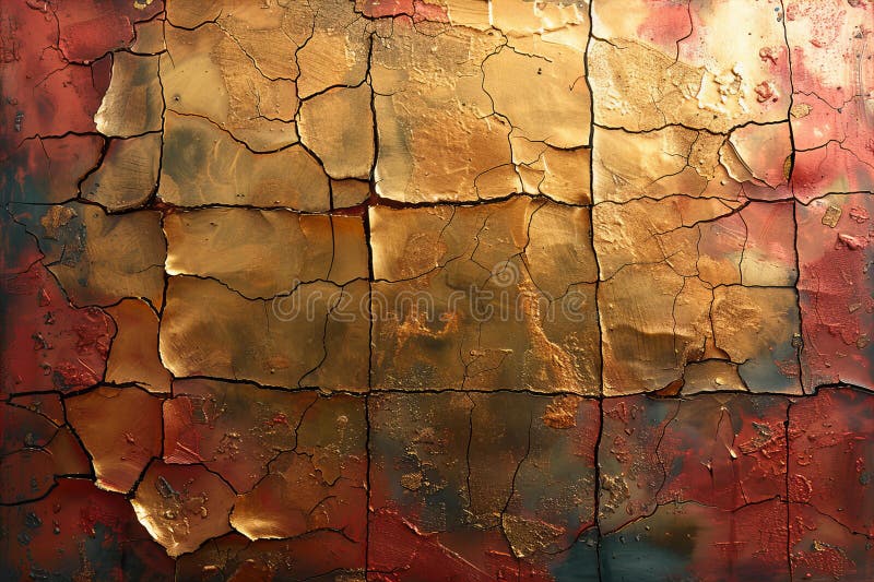 Digital Artwork of Image of an Image of a Copper and Copper Colored ...