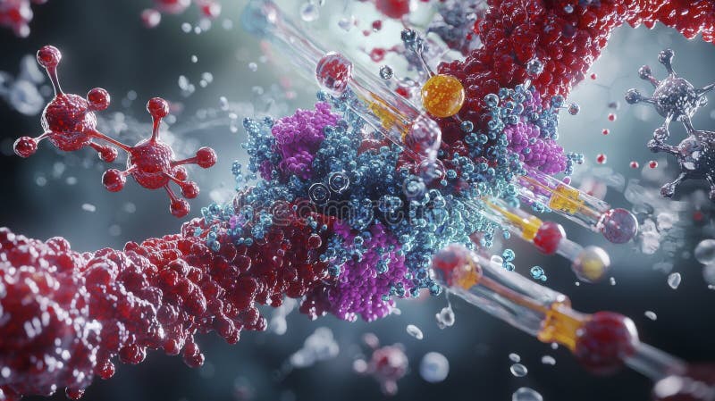 Digital Artwork of Innovative Genetic Engineering Macro View of Future ...