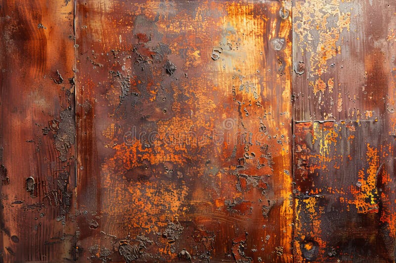 Digital Artwork of Large Canvas with a Solid Rust-colored Background ...