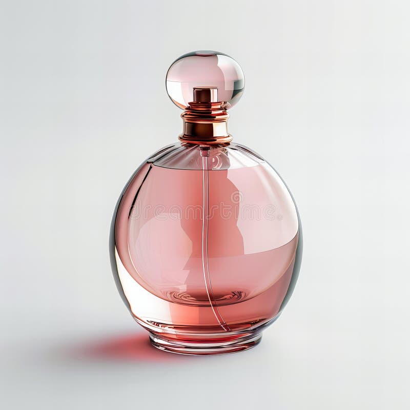 Digital Artwork of Perfume Bottle, Sphere Type Design , Isolated on ...