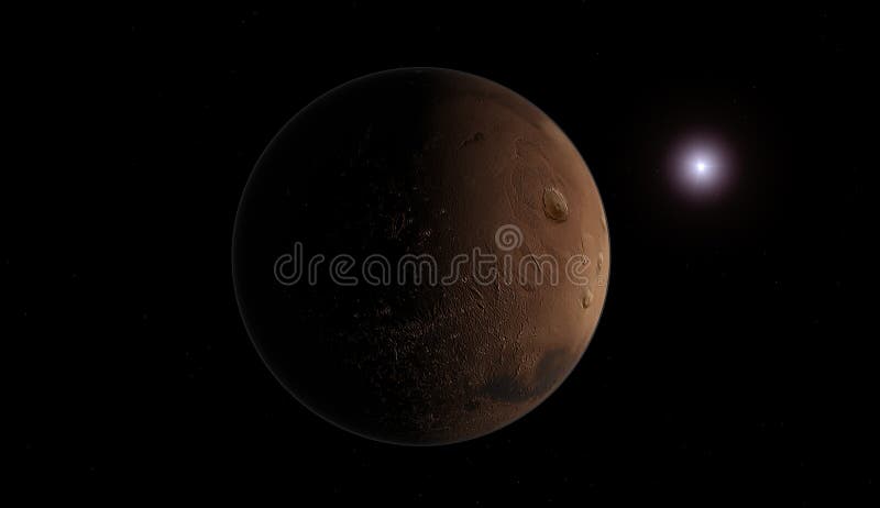 Mars Inner Structure for Science Stock Illustration - Illustration of ...