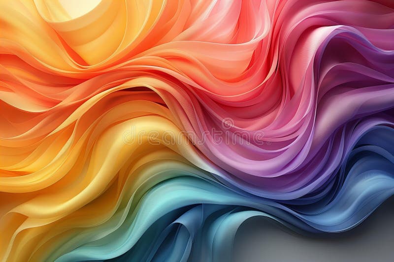 Digital Artwork of Rainbow Colored Gradient Wallpaper in Psd Download ...