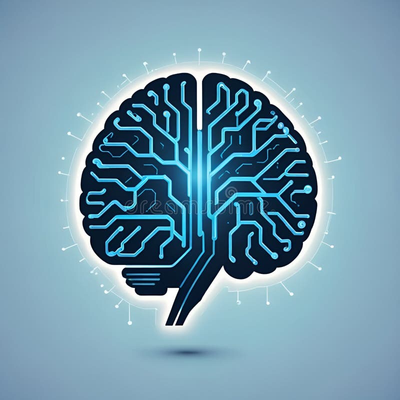 The Fusion of Innovation and Intelligence Stock Illustration ...