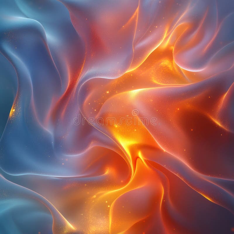 Digital Artwork Showcasing Swirling, Abstract Colors and Forms ...