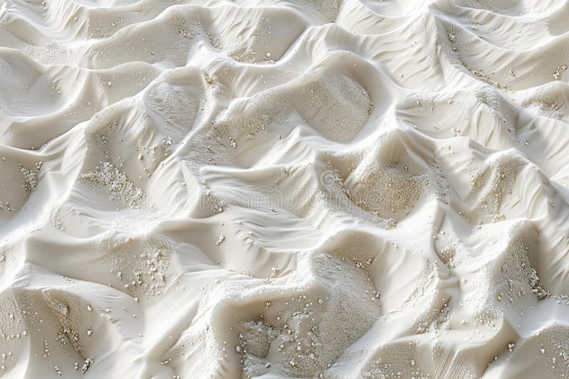 Digital Artwork of Soft Smooth White Sand Texture, Top View, Seamless ...