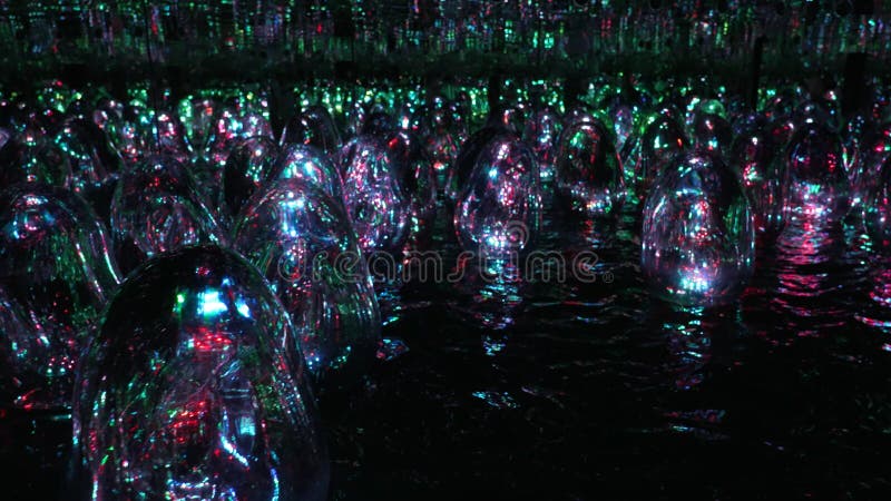 Digital Artwork at Teamlab Phenomena Abu Dhabi UAE Stock Video - Video ...