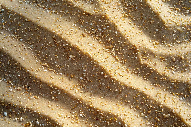 Digital Artwork of Top View of Sand Texture Background, with Small ...