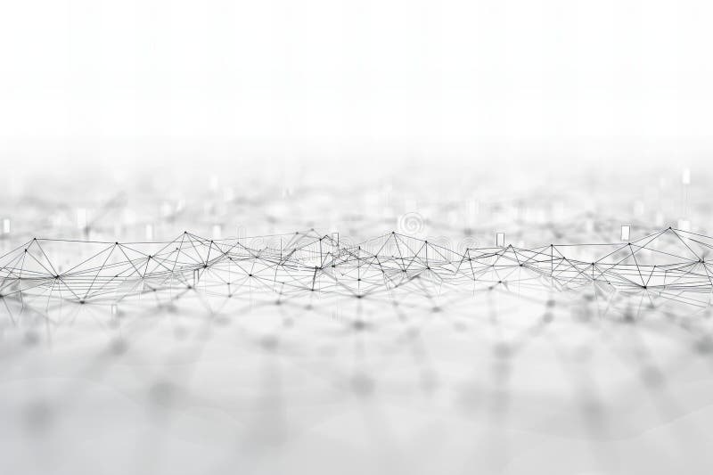 Digital Artwork of White Background with an Intricate Grid Pattern ...