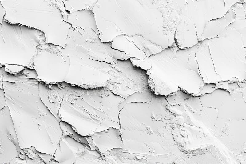 Digital Artwork of White Background, Rough Plaster Wall Texture with ...
