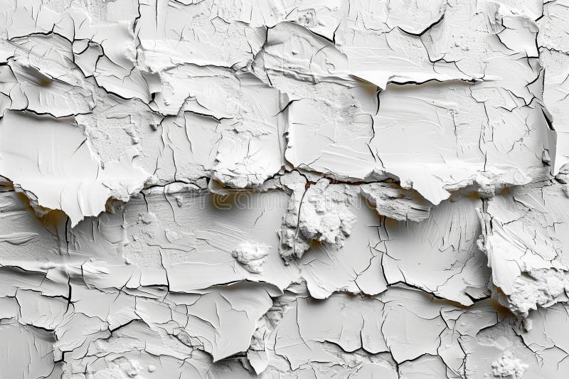 Digital Artwork of White Background, Rough Plaster Wall Texture with ...