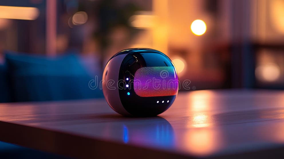 Digital Assistant Guiding Pod Session. Stock Photo - Image of shadow ...