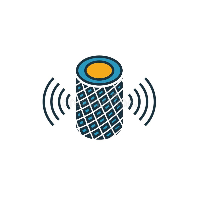 Digital Assistant Icon in Two Colors Design. Premium Style from Smart ...
