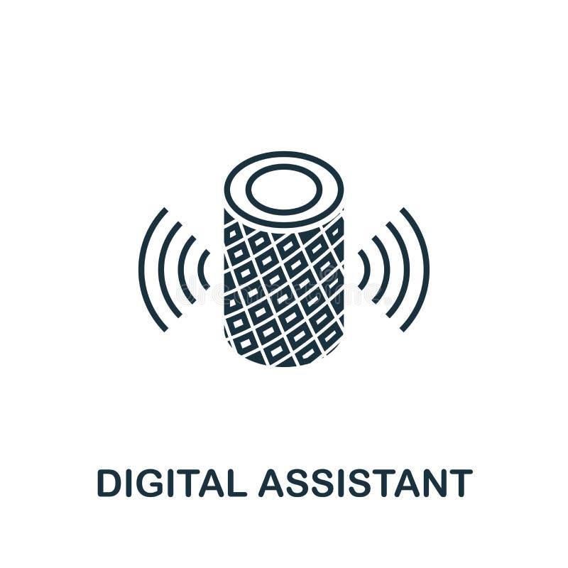 Digital Assistant Icon Set. Premium Symbol in Different Styles from ...