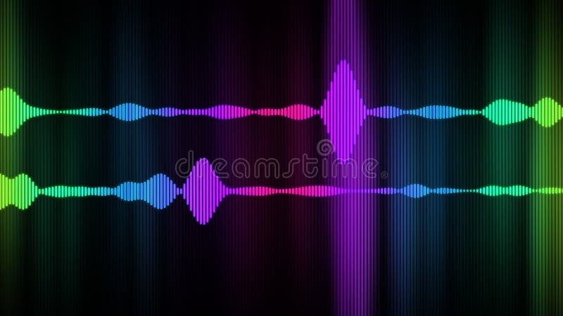 Digital Audio Spectrum stock footage. Video of digital - 79310680