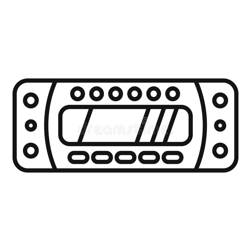 Digital Audio System Showing Time Elapsed and Track Number Stock Vector ...