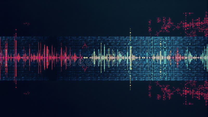 Digital Waveform Representation Stock Illustrations – 1,341 Digital ...