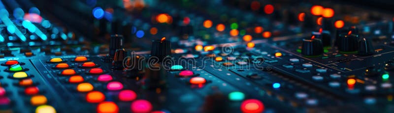 Digital Audio Workstation Displaying a Complex Arrangement of Tracks ...